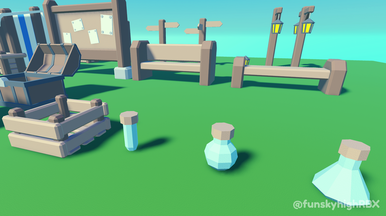 Low Poly NPC Town Asset Pack by Funskyhigh