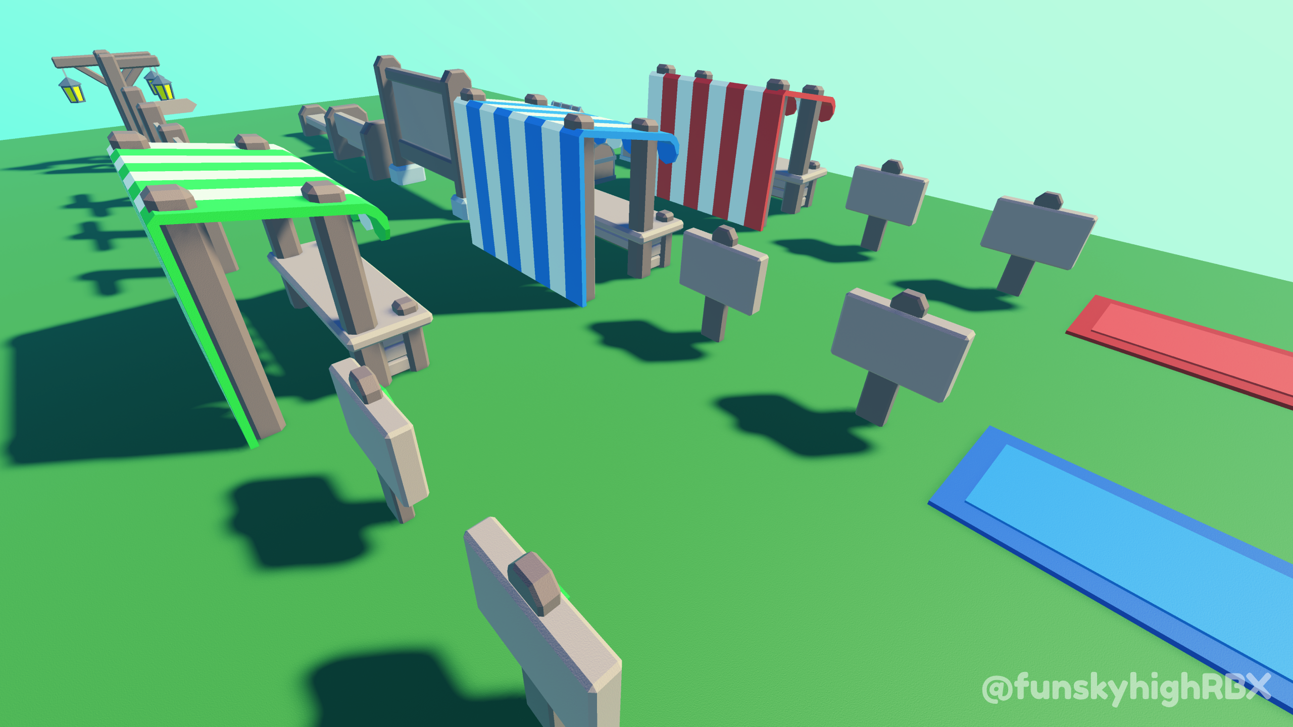 Low Poly NPC Town Asset Pack by Funskyhigh