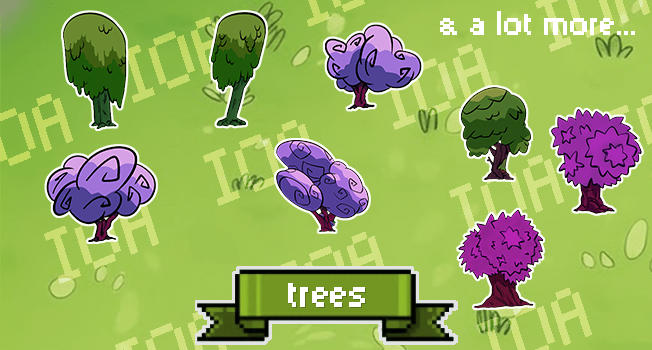 Cartoon Trees Pack by Indian Ocean Assets