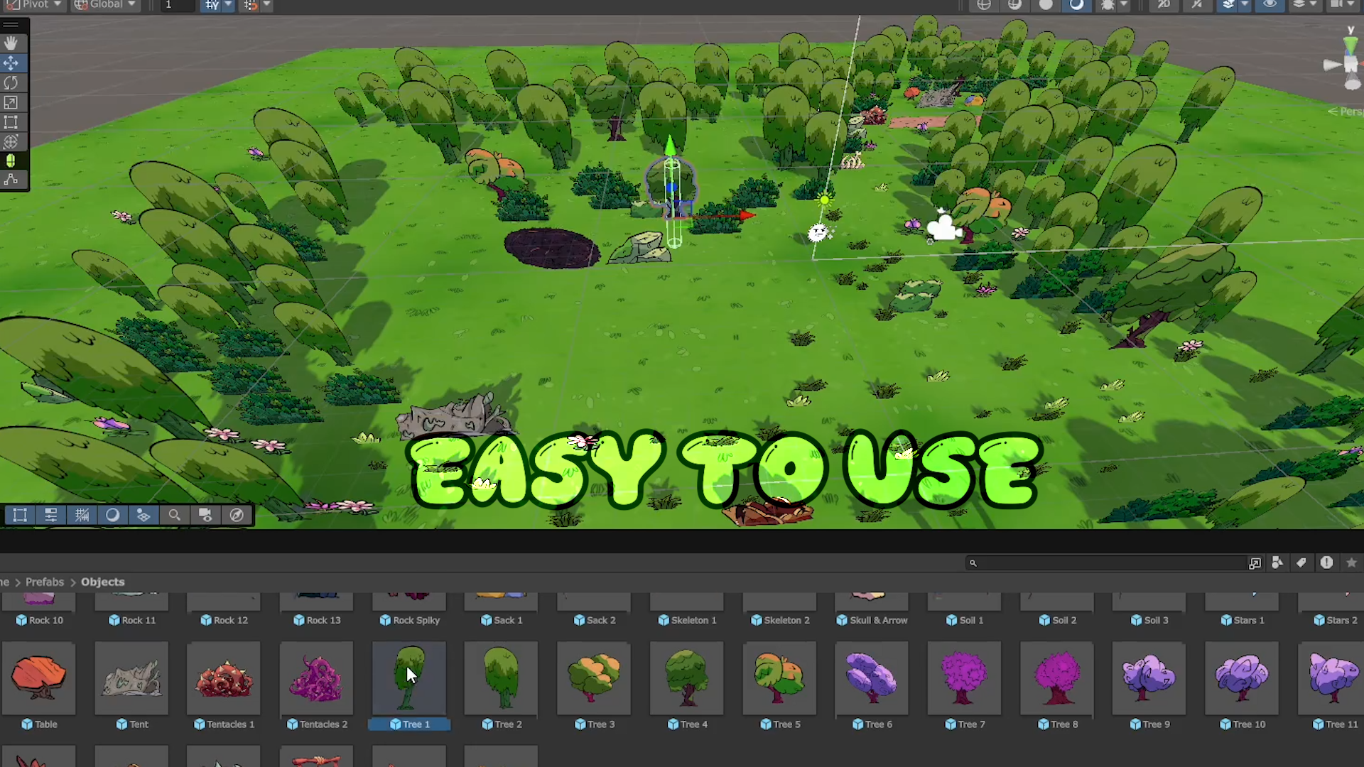 Cartoon Trees Pack by Indian Ocean Assets