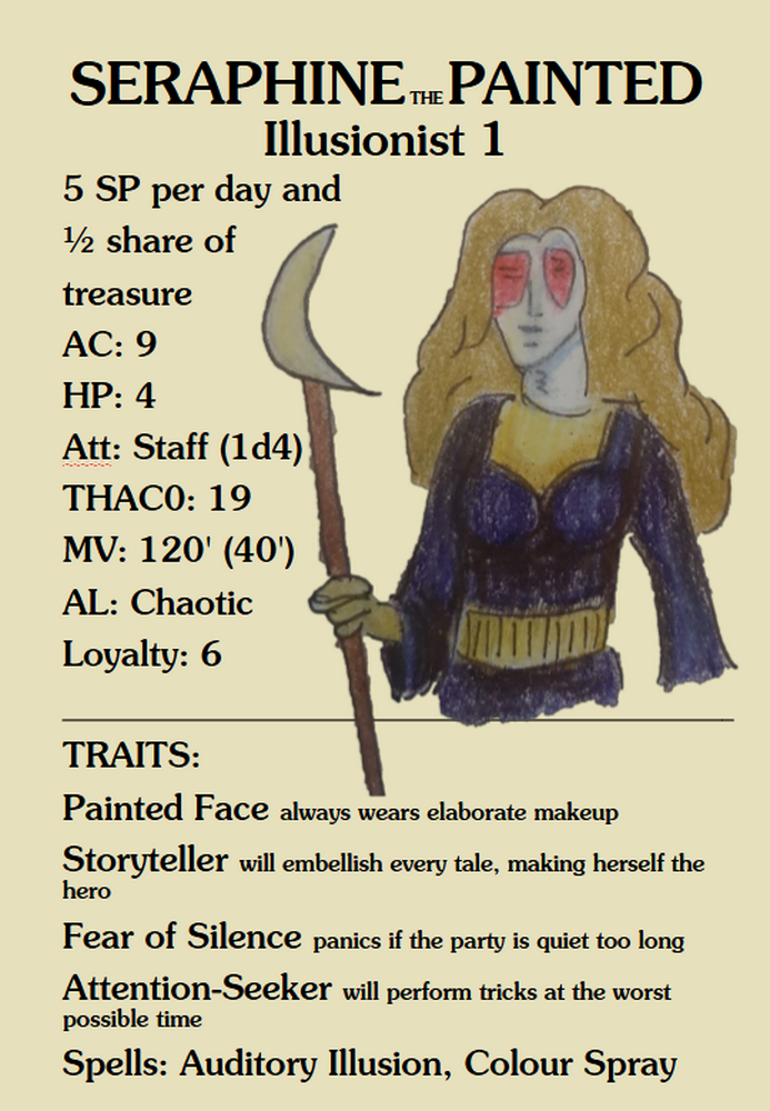 What Hirelings mini card game by Moonwhisper Magic