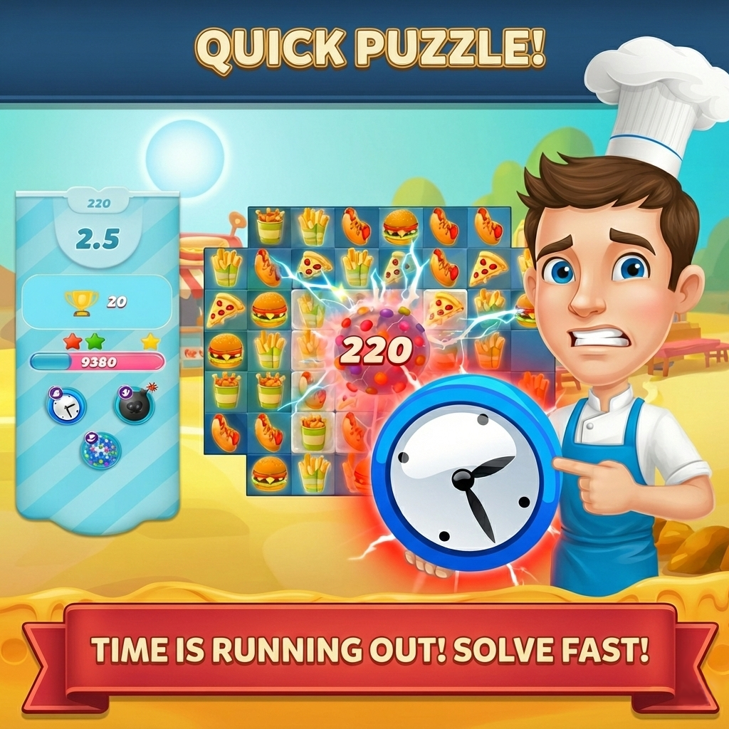 Street Food Match 3 by zedloxgame