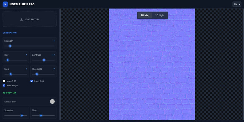 Normal map generator by Creative Core Studio