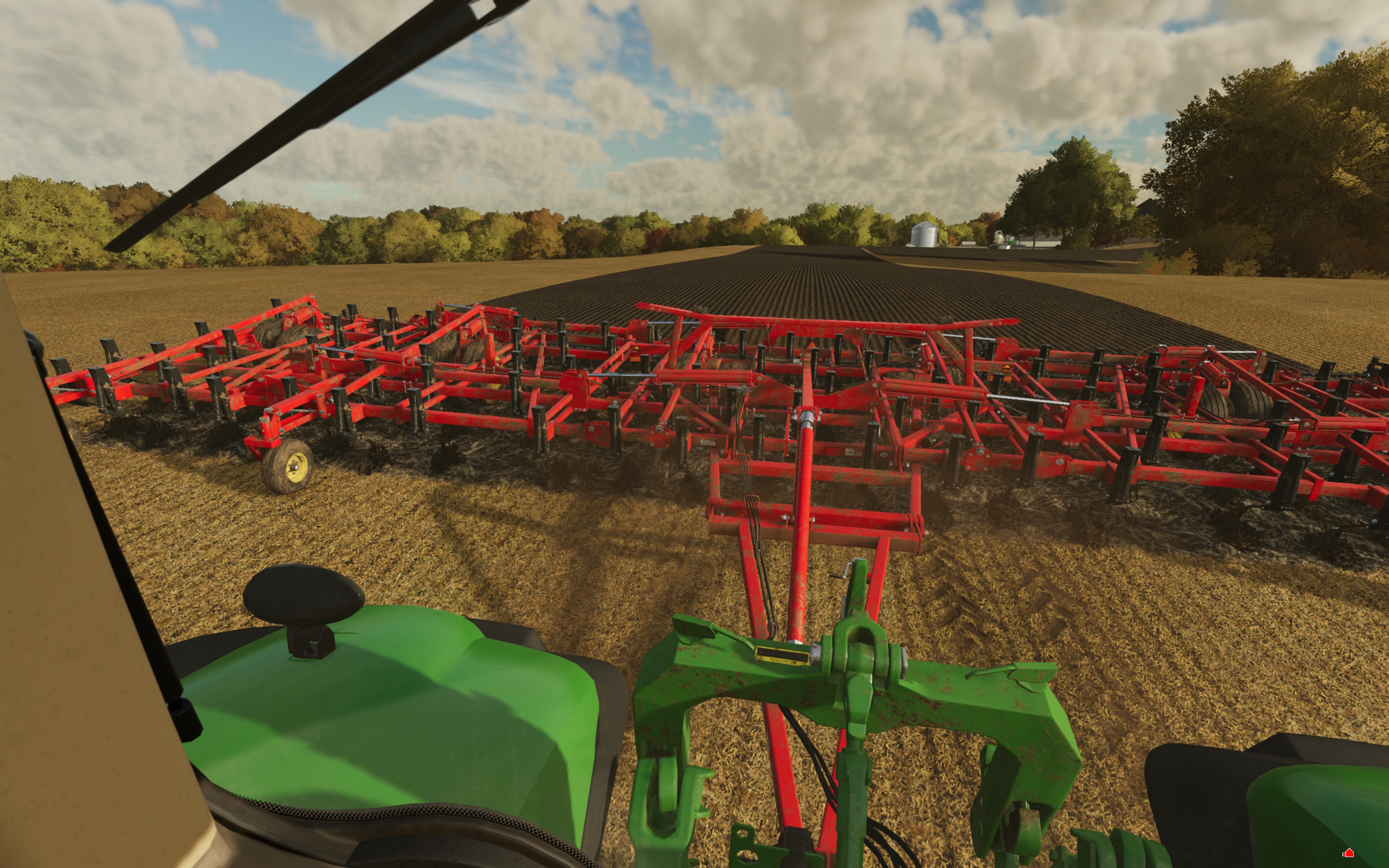 FS22 Sunflower 5056-55 Field Cultivator by Green Acres Modding