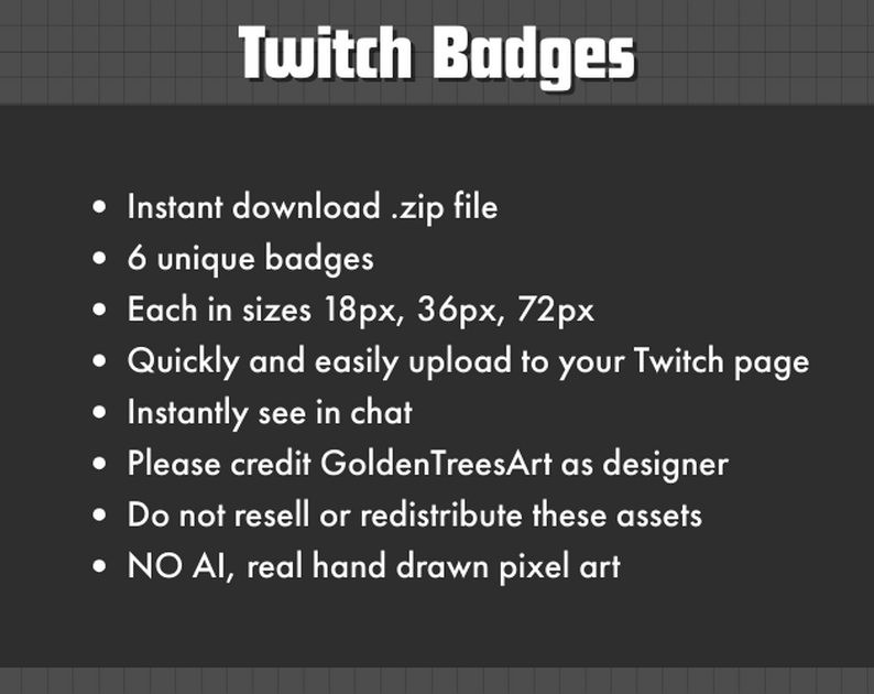 Twitch Sub Badges Set - DBD Killers by Meaghan