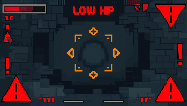 Indie Game Feel – Low HP & Warning Effects by alandassets