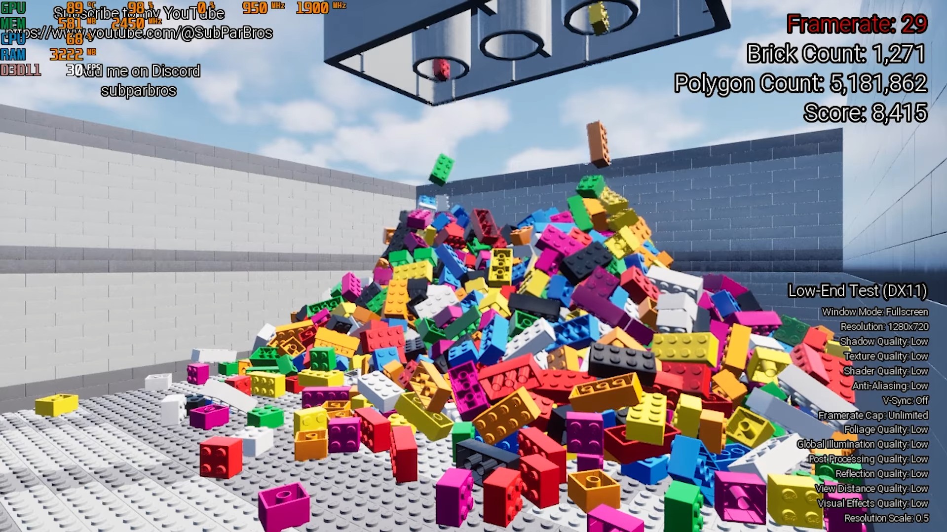Building Blocks PC Benchmark Low by SubPar Bros