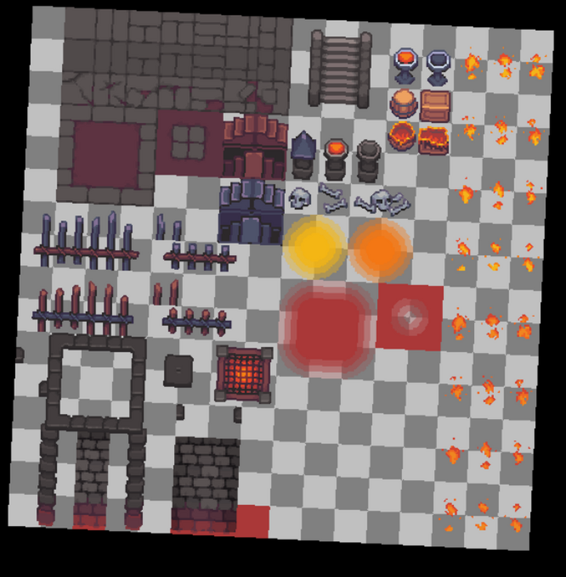 RPG asset dungeon crawler 02 (Super Retro Crawler by Gif) by Gif