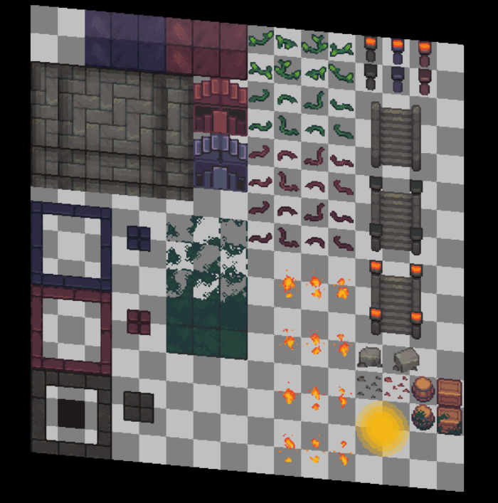 RPG asset dungeon crawler 03 (Super Retro Crawler by Gif) by Gif