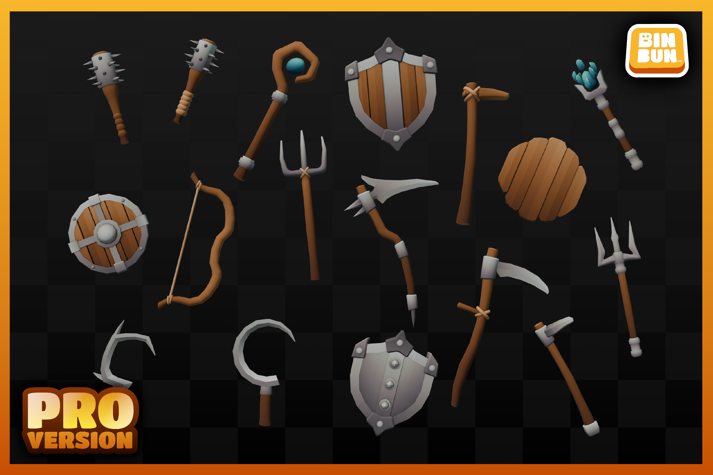 RPG Weapons - 3D Asset Pack - RPG Weapons - 3D Asset Pack by Binbun