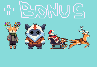 Pixel Characters Pack 1-4 by love_in_rar