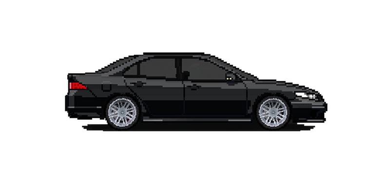 Pixel car assets pack with 8 cars(colour change) by Apokalips123