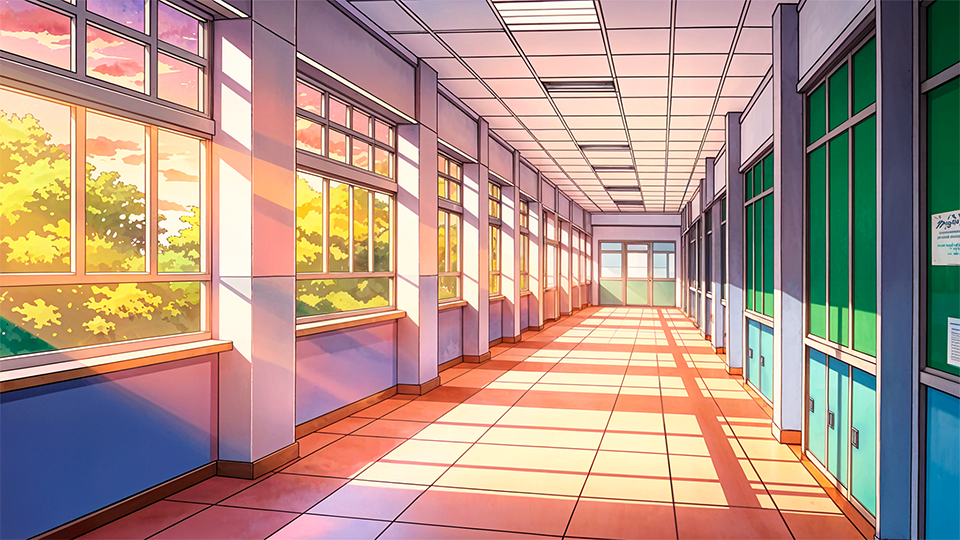 Backgrounds for visual novel by Pixel-Marten | School by Pixel Marten