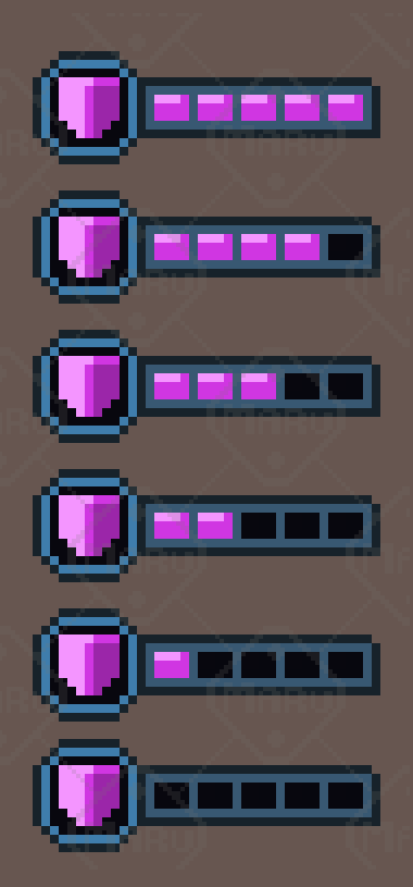 Sci-Fi UI Elements – Pixel Art HUD Kit (16×16) by Maru