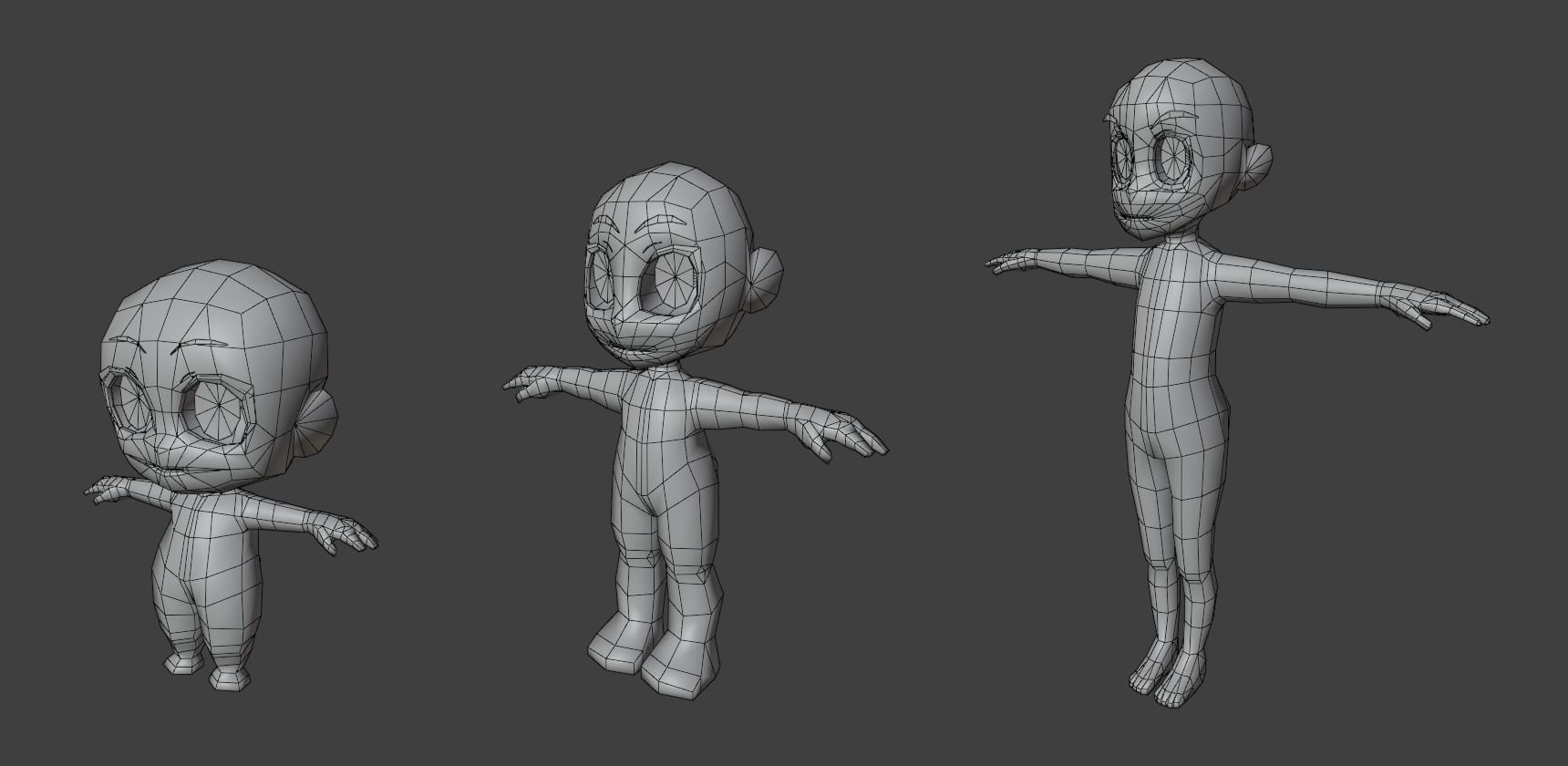 My latest asset pack is now available! - Chibi Base Meshes by Dreamloft3D