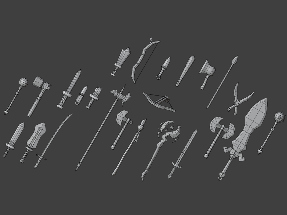 Amir - Low-Poly Weapons Pack by Amir