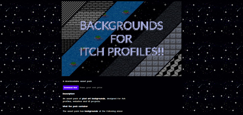 Pixel UI Profile Assets by YourDed4dey