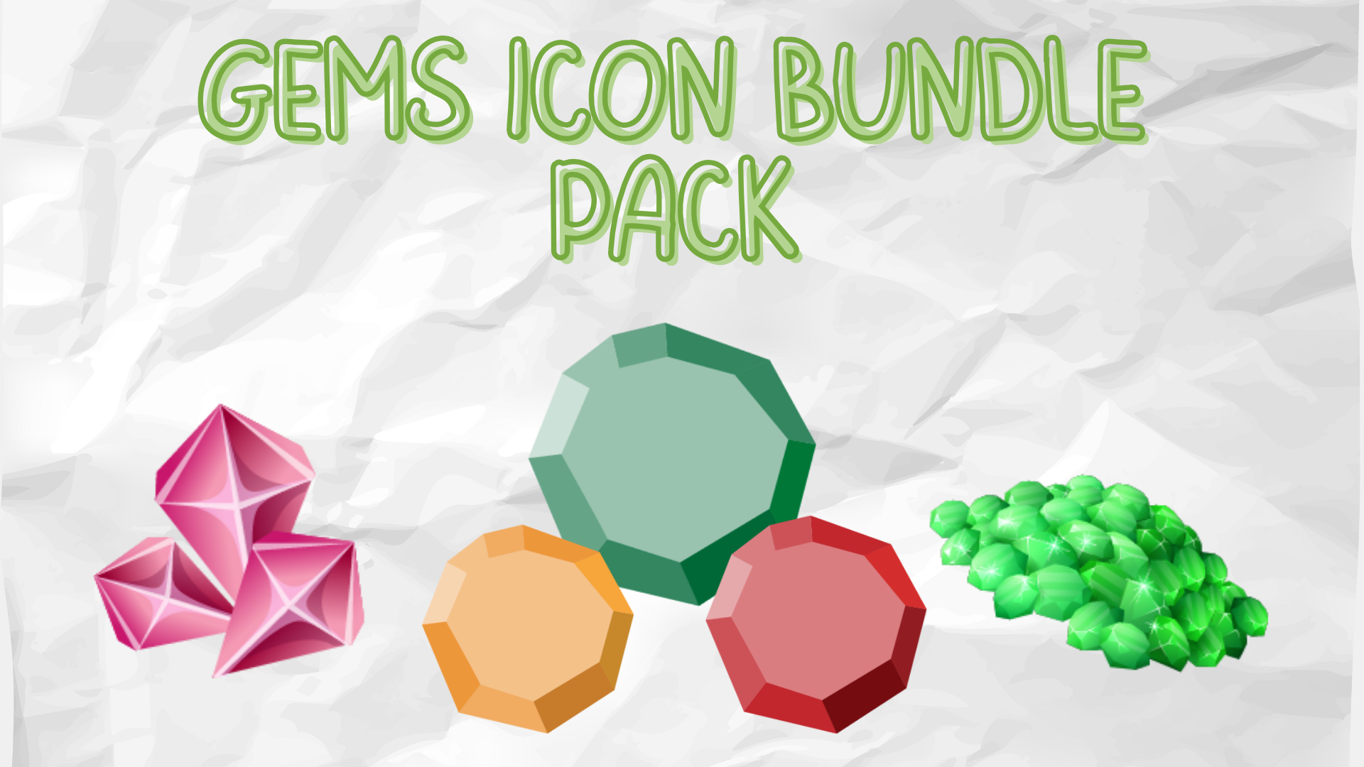 Casual Gems Icon Pack by AIRIDEV