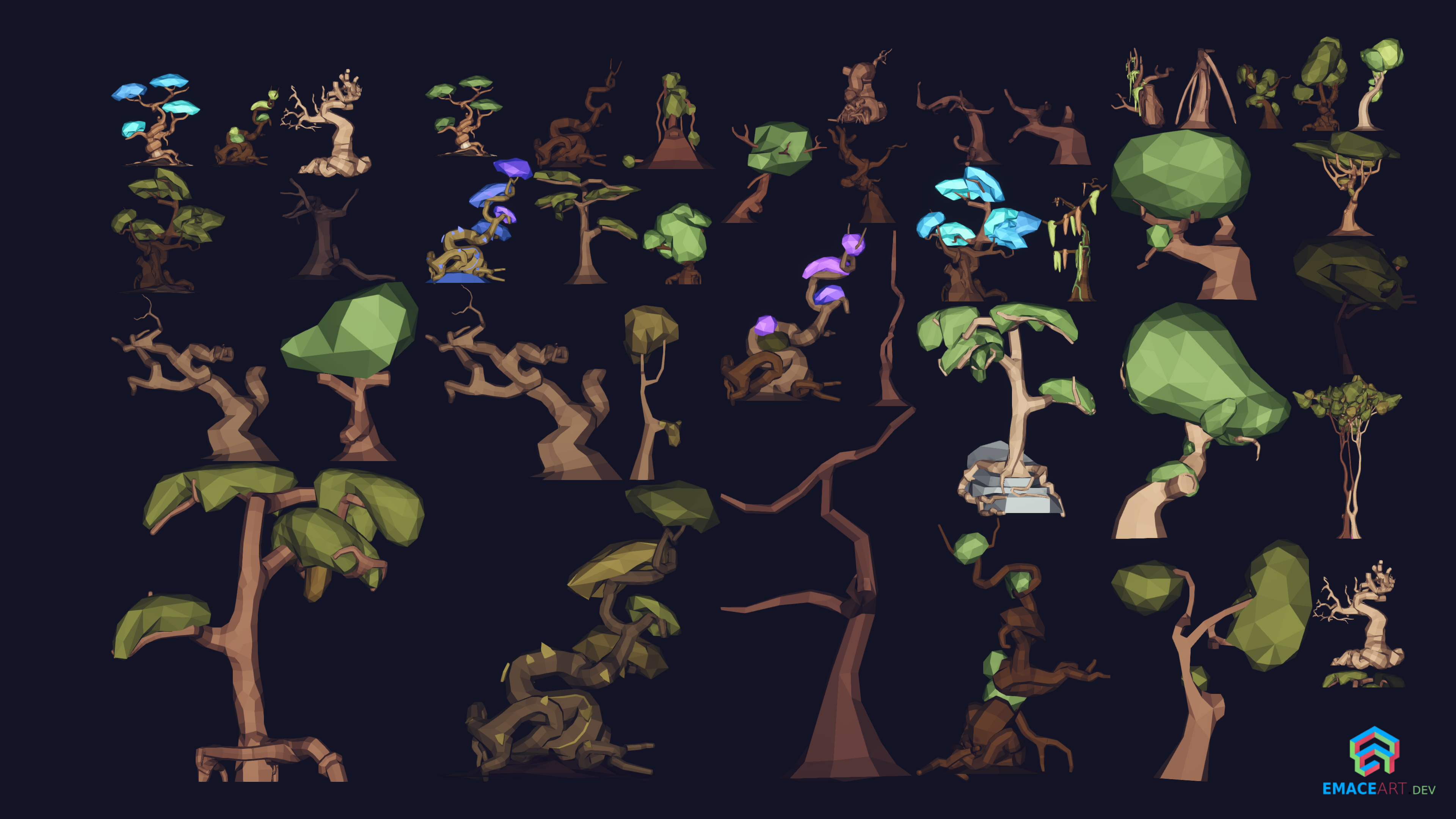 Everwood: Stylized Woodland Forest Pack by EmaceArt