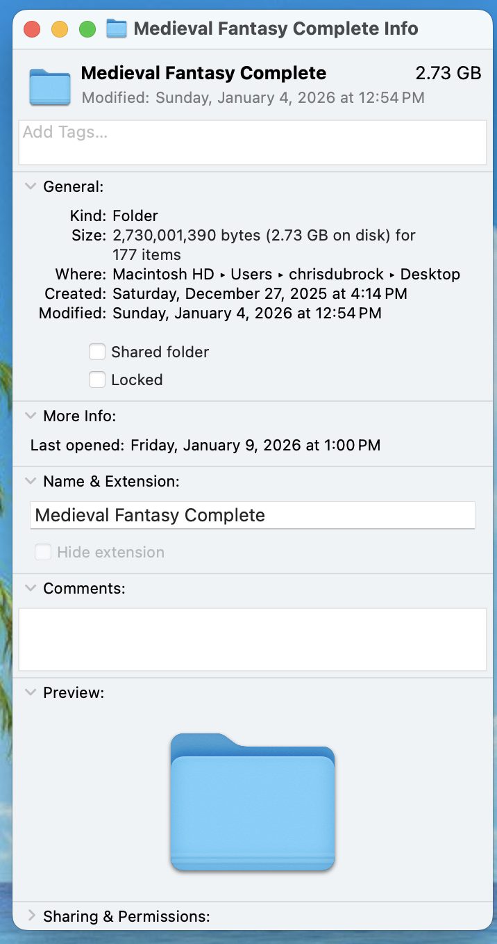 Medieval Fantasy Complete by Chris DuBrock