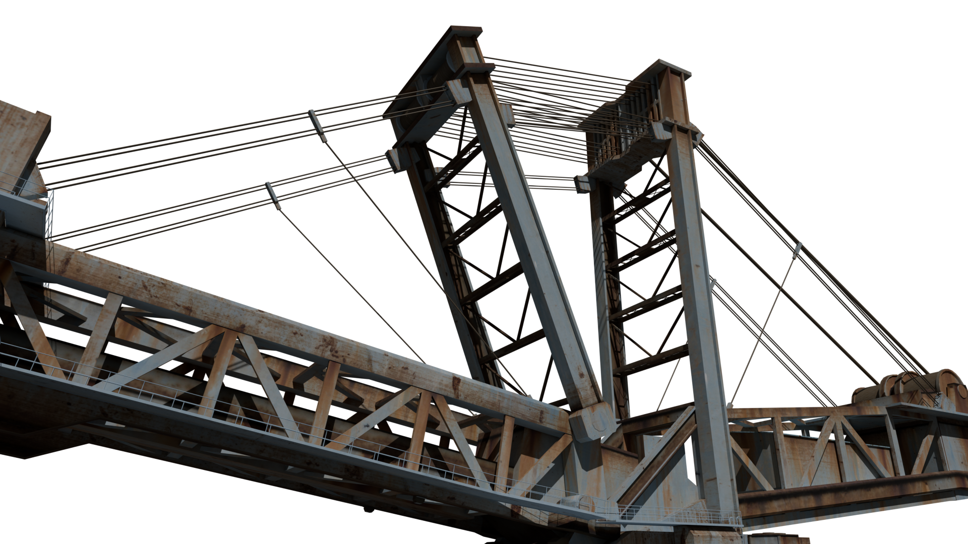Bucket Wheel Excavator - Large Mining Vehicle 3D Model by Sofa