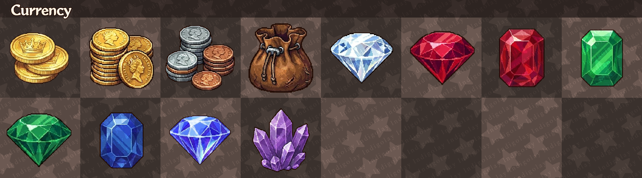 Animated Pixel Magic Book: Fantasy RPG UI & Icon Kit by IndigoLay