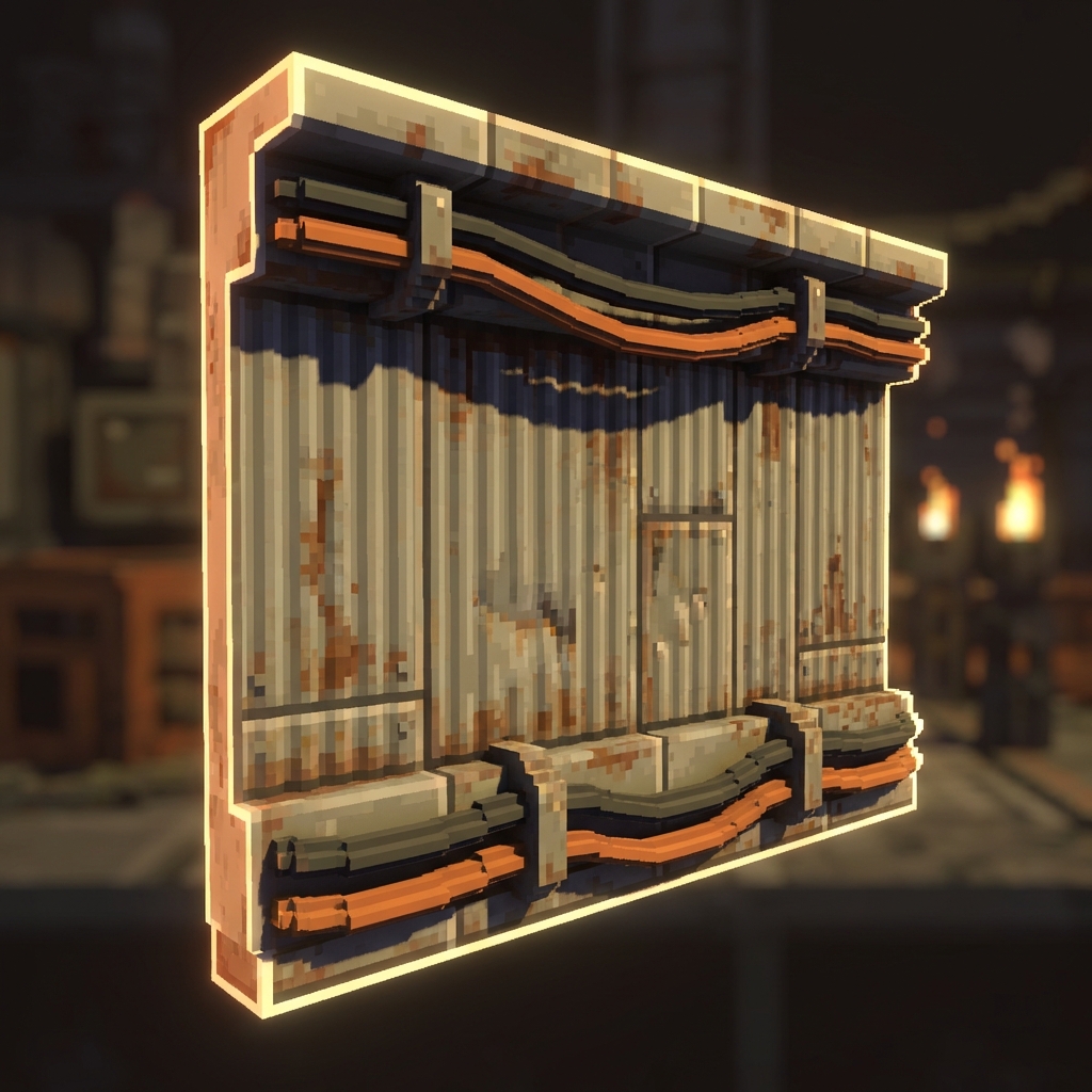 Rusty Echoes: Low-Poly Industrial Pack by JeanHag