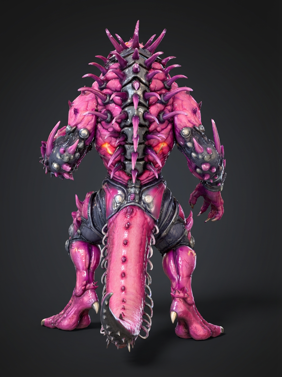 VoidScale Brute Monster 3D Character by PixelPanda