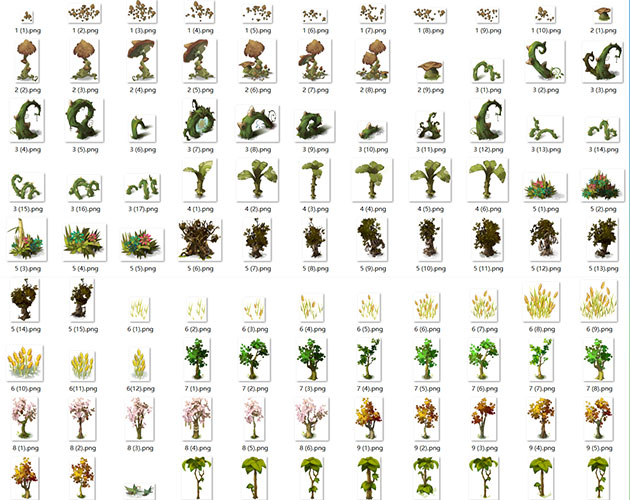 Ultimate 2D Nature & Vegetation Mega Pack by ClaireArt