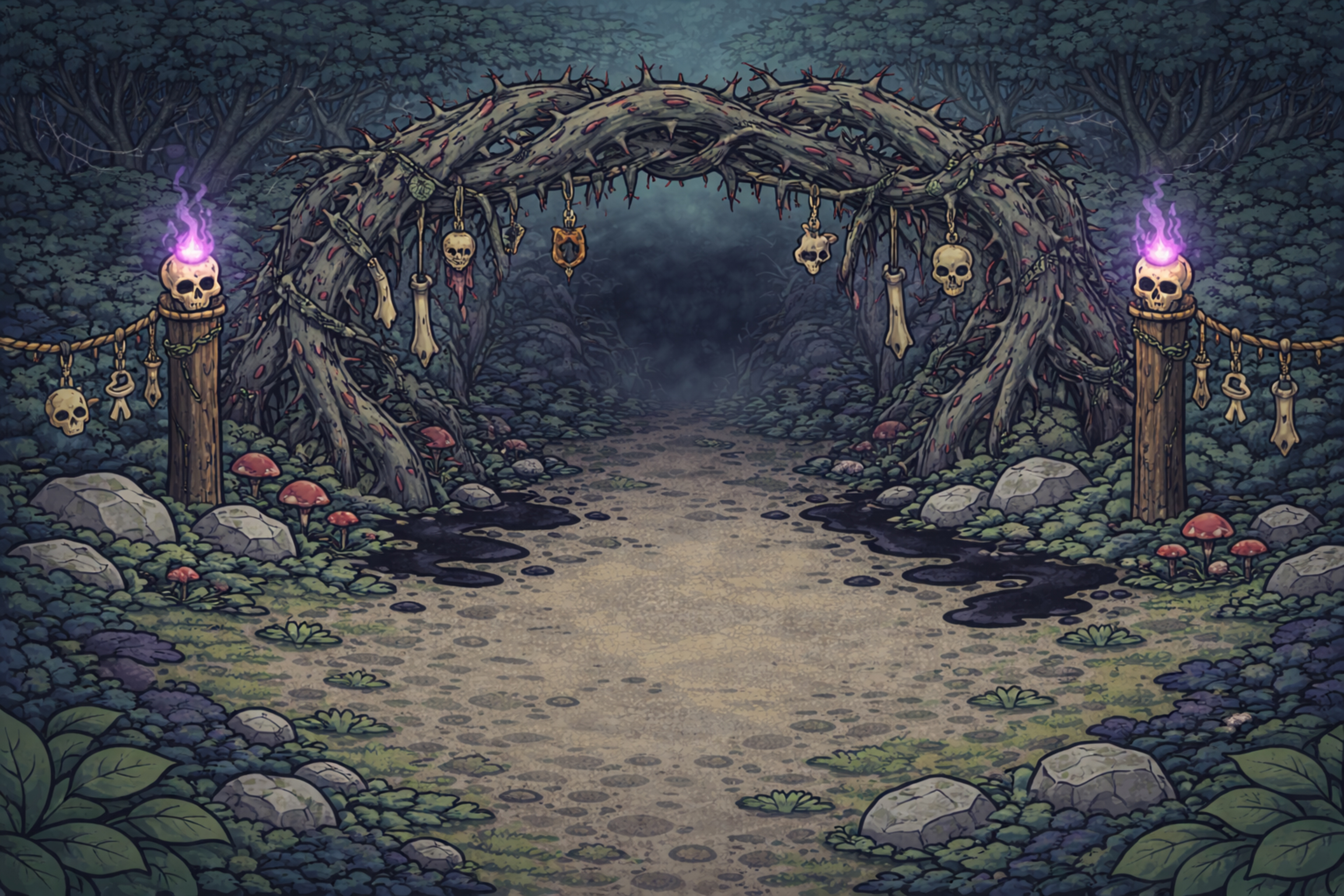 RPG/TTRPG Prototype kit pack: Emeraldwood Backgrounds Pack #1 by XYEzawr