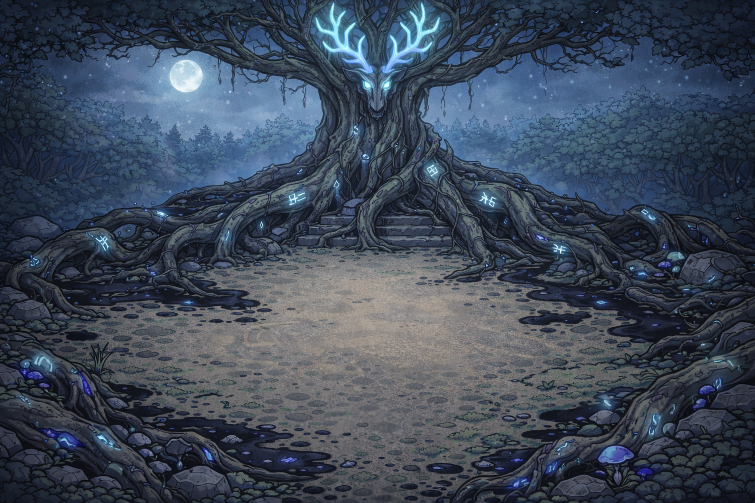 RPG/TTRPG Prototype kit pack: Emeraldwood Backgrounds Pack #1 by XYEzawr