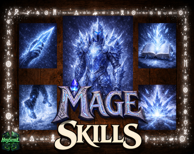 Skill Icons Pack - IceMage by HeySmiL