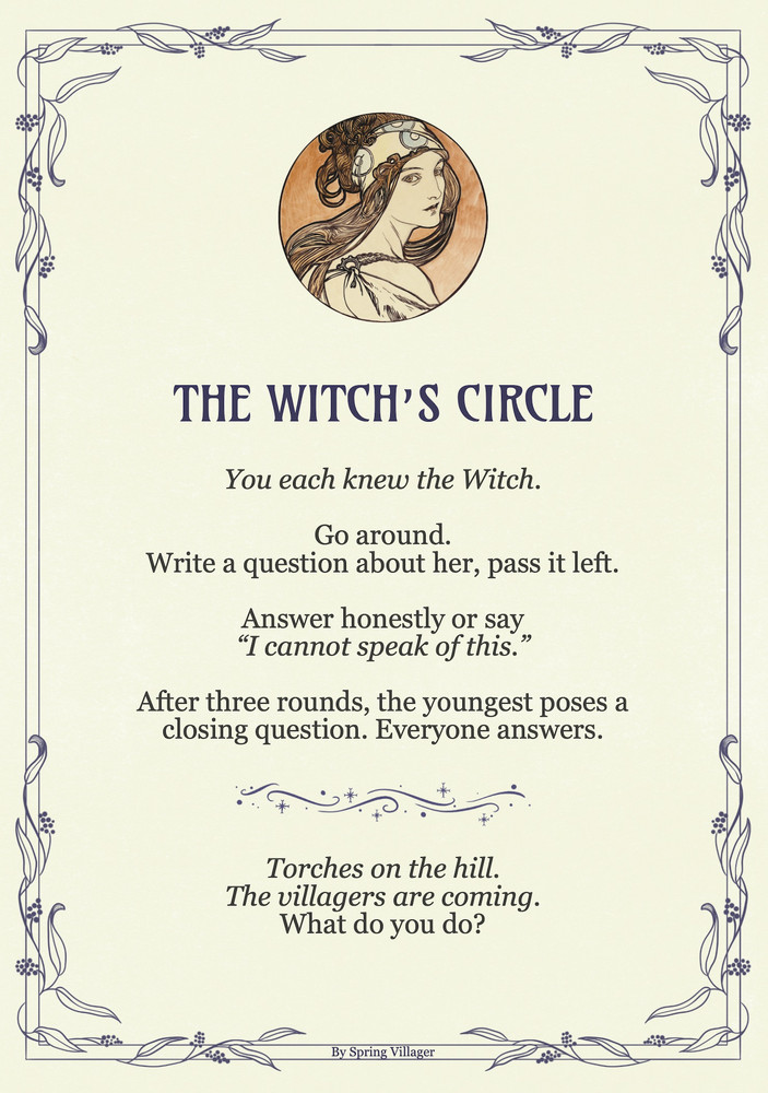 The Witch's Circle by Spring Villager