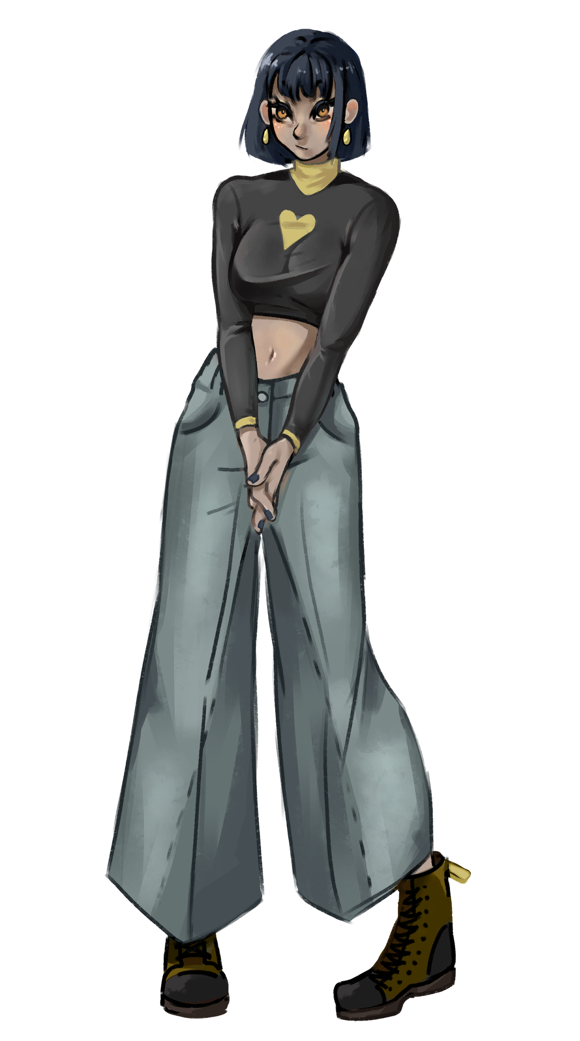 Shy girl sprite NO AI by Cutyan