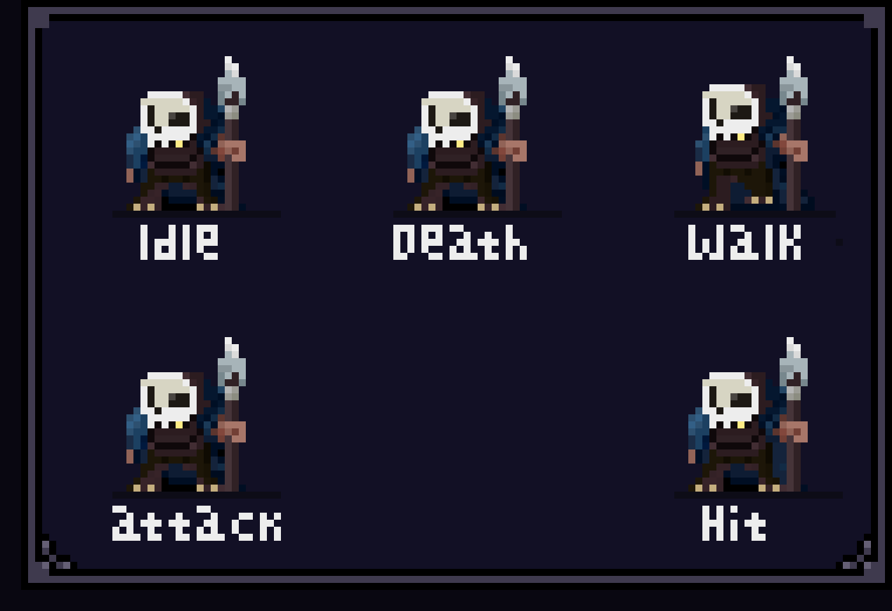 Skull Series undead enemy by Nehapi