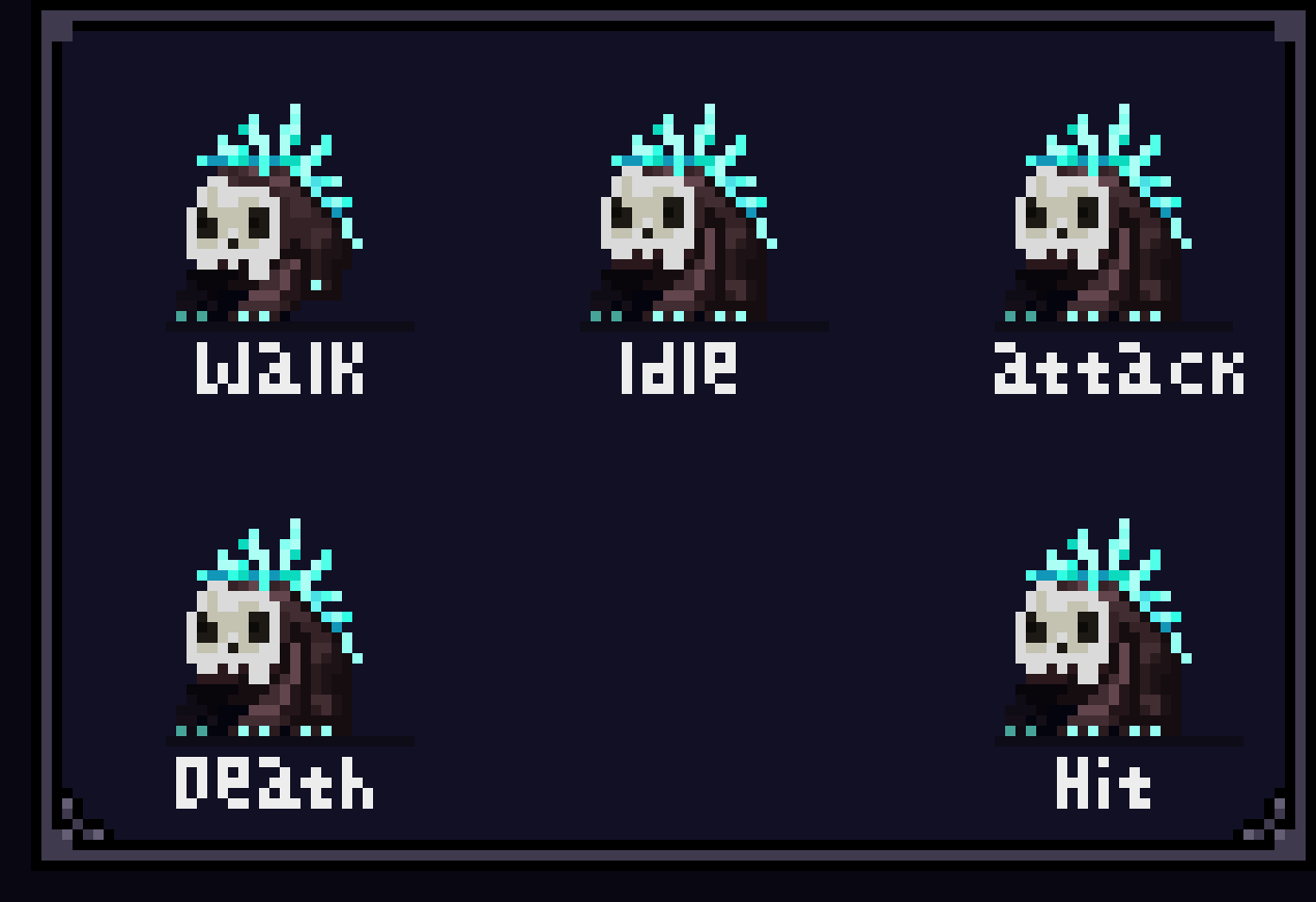 Skull Series undead enemy by Nehapi