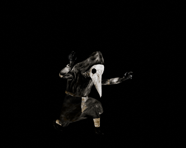 Plague Arcanist – Retro PS1 Low-Poly Magic Character by imaginais