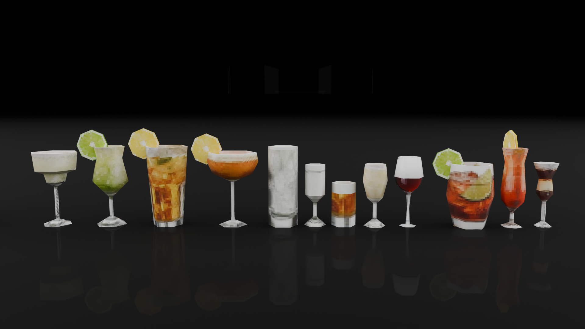 PSX Bar Drinks & Cocktails Pack – 64 Props by RosenshineGames