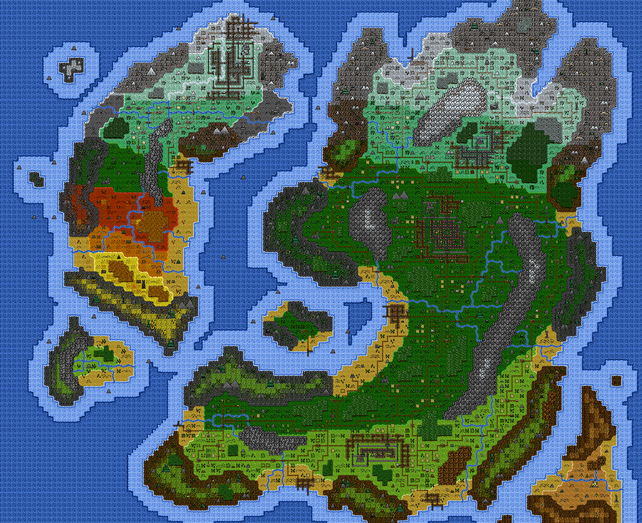 Rogue Pixel Pack: WorldMap by Æscleah