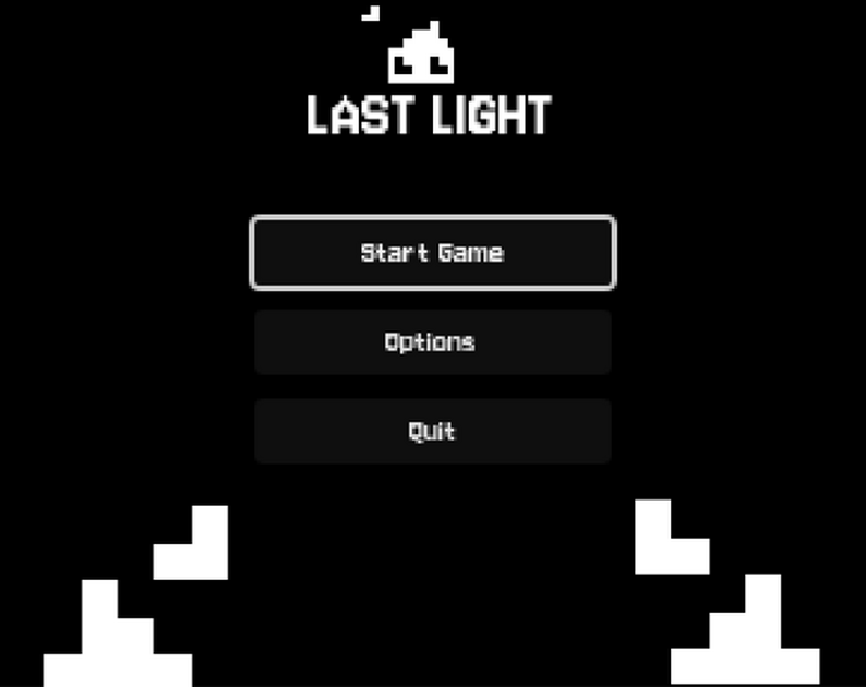 Last Light - 1 bit game jam #8 by BananaKita, Kittynugget