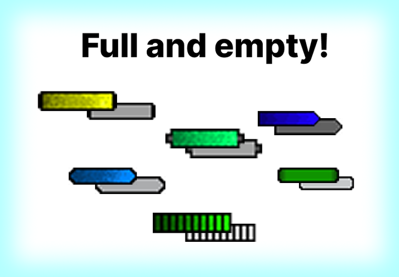 Pixel-art Stamina bars V1 by Matis