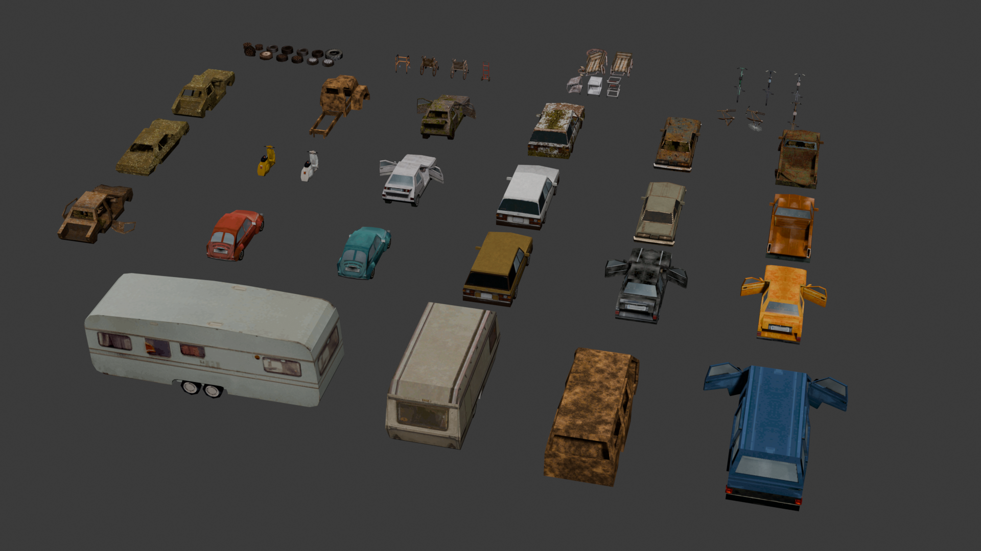 PSX Low-Poly Vehicles Pack by Aquicor