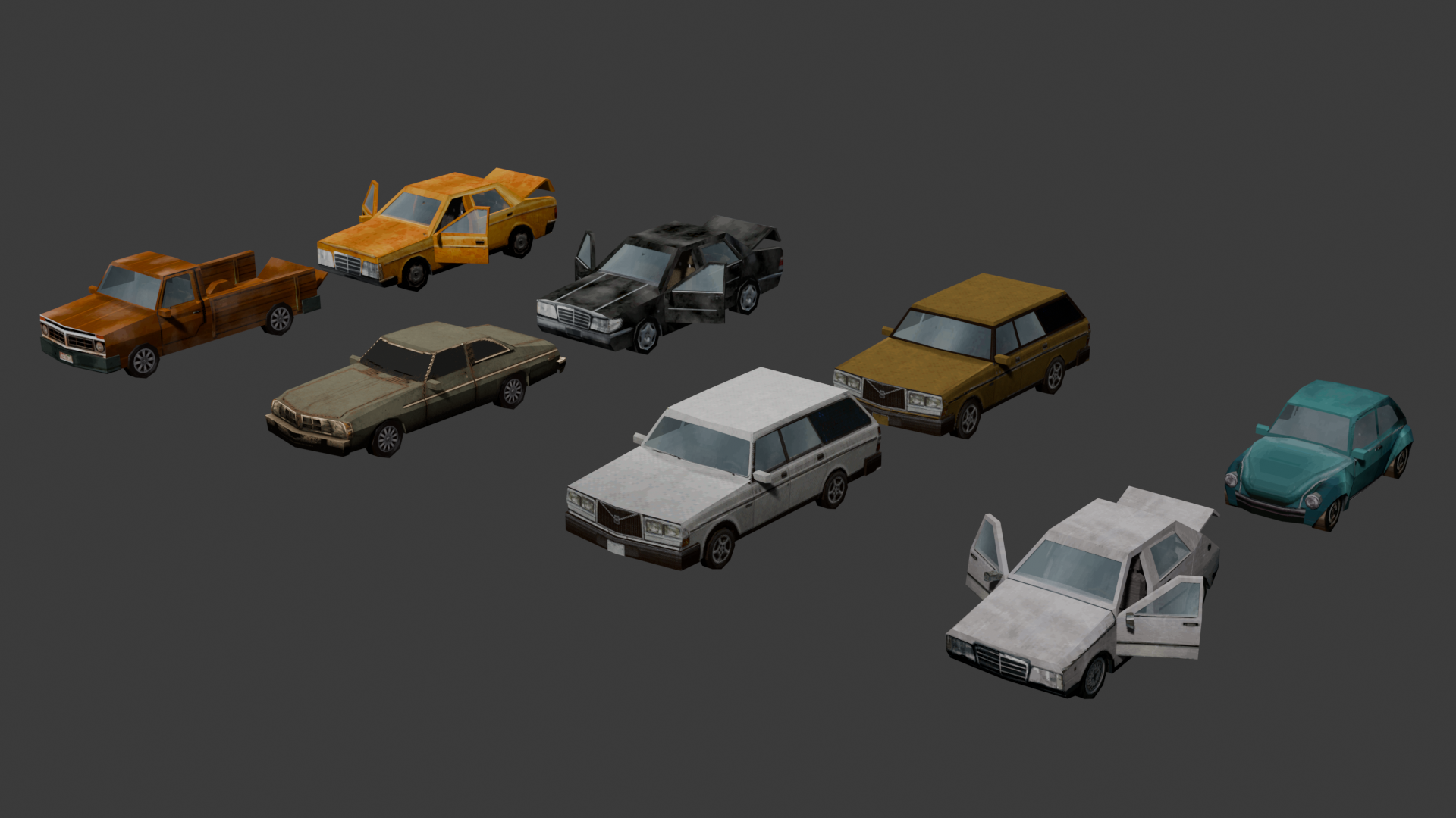PSX Low-Poly Vehicles Pack by Aquicor
