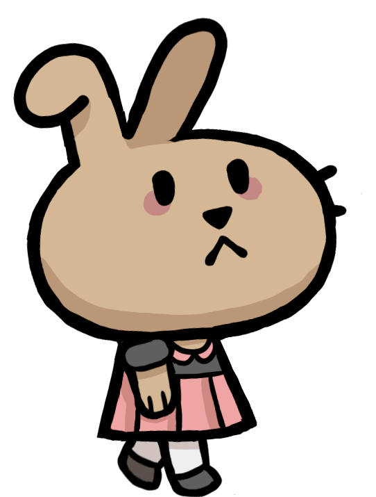 Bunny girl sprite walk and idle by eyeless_artist