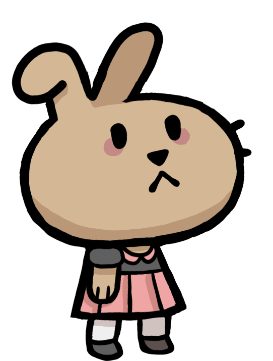 Bunny girl sprite walk and idle by eyeless_artist