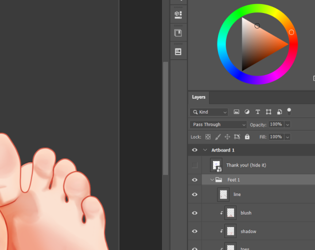 VTuber Leg & Feet Pose PNG Pack (7 Poses + PSD) by Ne.buhanka