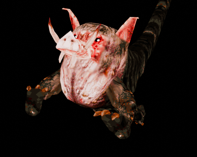 Bog Maw Stalker – Retro PS1 Swamp Predator by imaginais