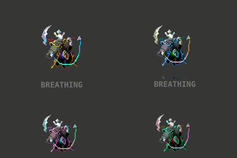 18 RPG Character Asset Pack - Humanoids with Weapons by PixelDream