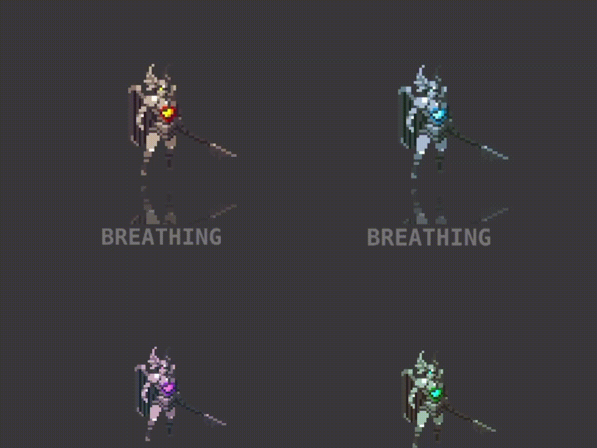 18 RPG Character Asset Pack - Humanoids with Weapons by PixelDream