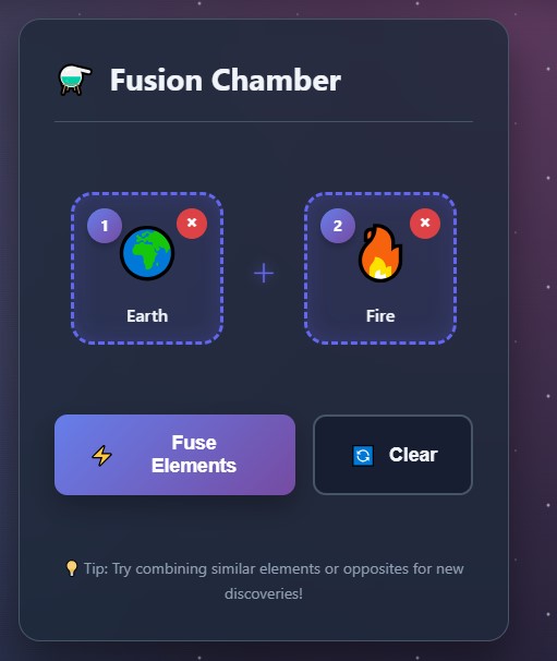 Element Forge: Infinite Crafting Clone (React) Template by Liquid Glass ...